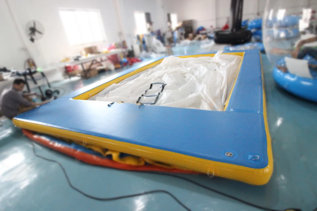 Portable Dwf Inflatable Yacht Sea Pool Outdoor Leisure Floating Ocean ...