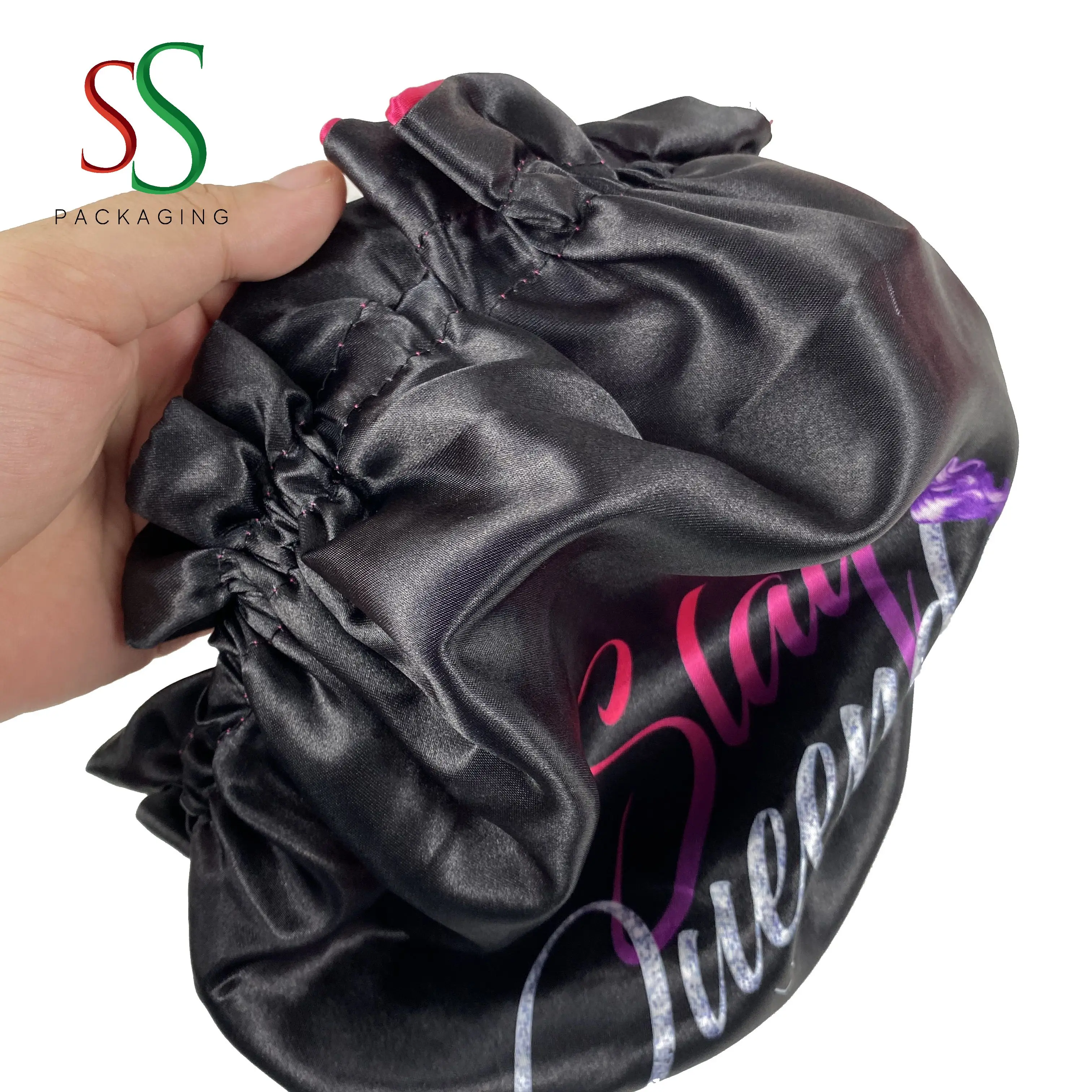 SS Hair Packaging High Quality Mommy and Me Bonnets Set with Custom ...