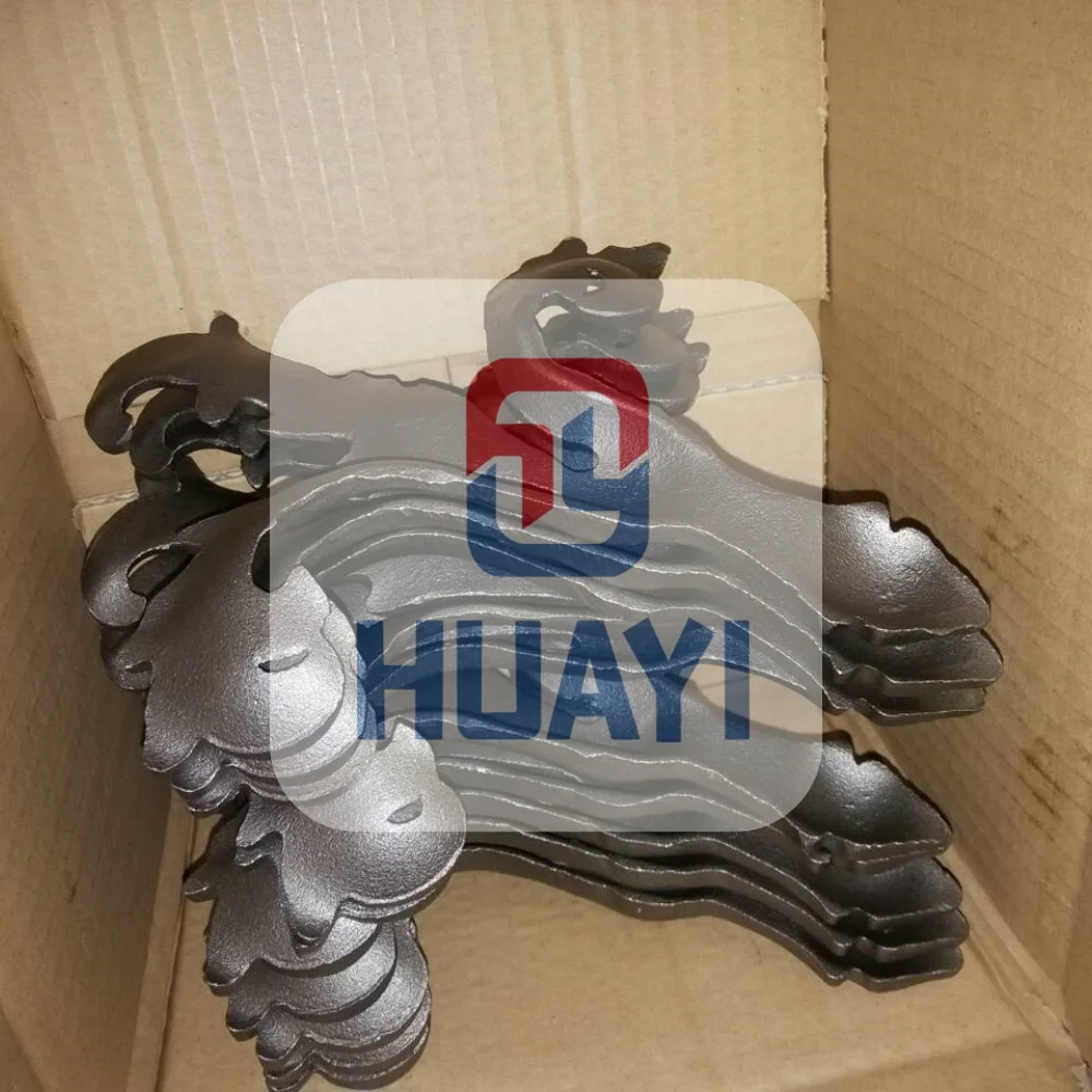 Cast Steel Leaves Decorative Iron Leaves Forged Iron Wrought Stamping ...