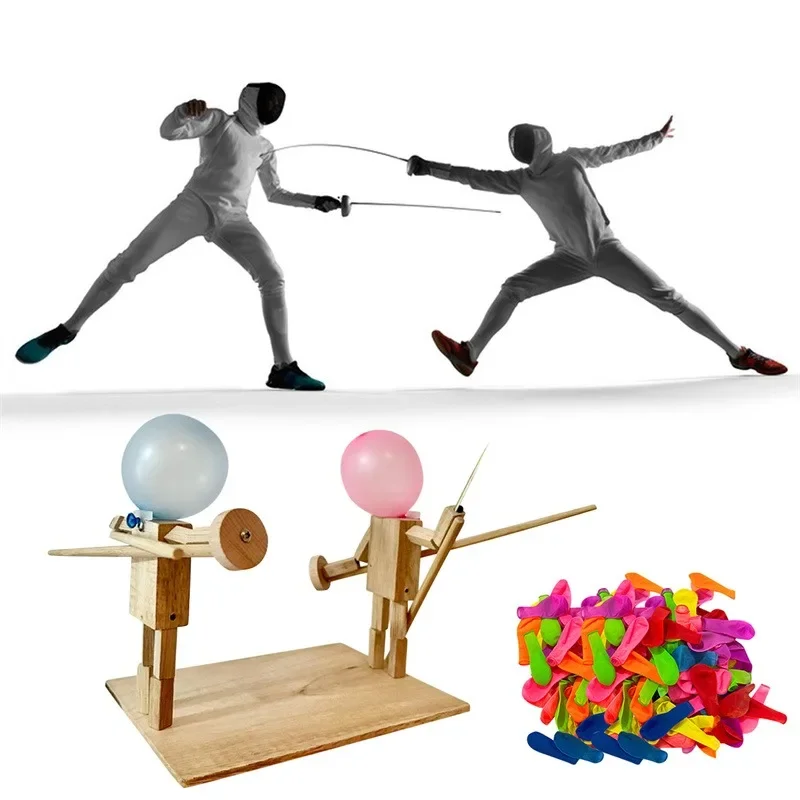 Balloon Bamboo Man Battle Game - Fast-Paced Fun for Two