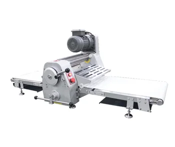 Reversible Dough Sheeter Puff Pastry Machine And Cutter Conveyor Belt ...