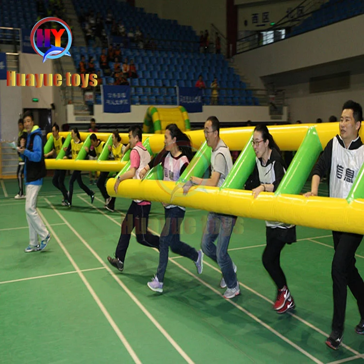 2024 Funny Colorful Teamwork Games Inflatable Ladder for Sale