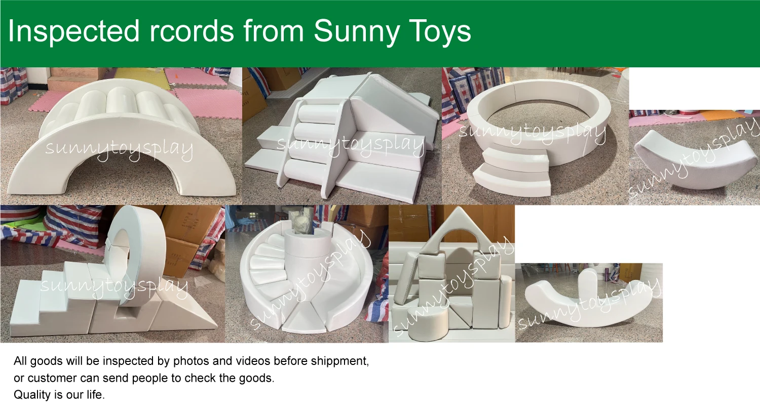 All-white Soft Play Set for Kids' Birthday Parties