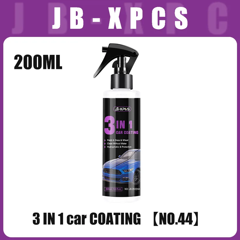 3 In1 Car Quick Coating & Cleaning Spray - Super Hydrophobic