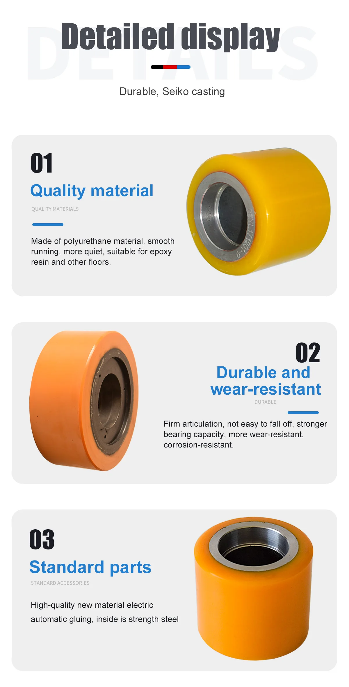 NICHIYU Forklift Spare Parts Drive Wheel 230*75/82*45(5 Holes) 250*82 ...