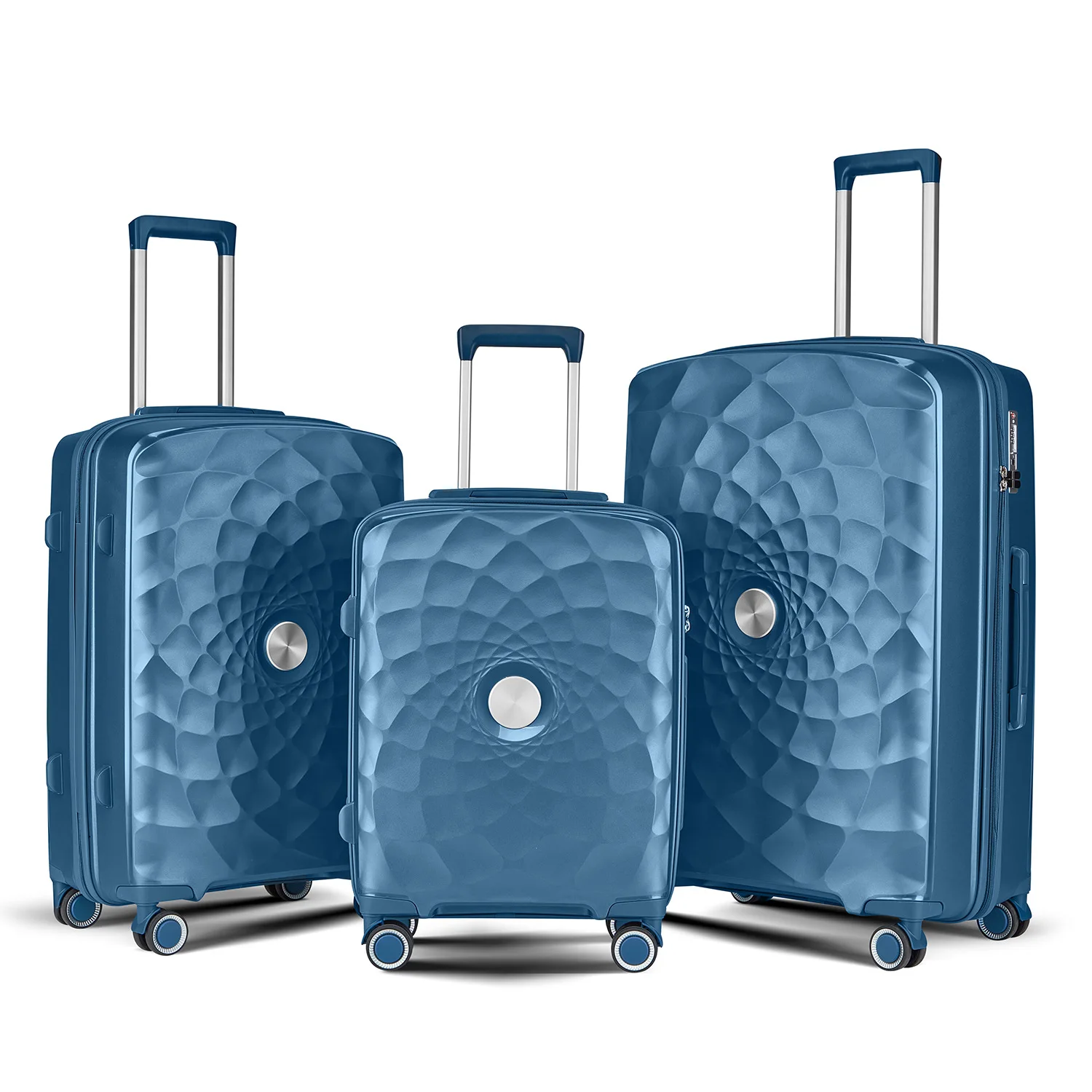 Trolley Case Bag Valise 3 Pieces Suitcase Set - Spinner Wheels
