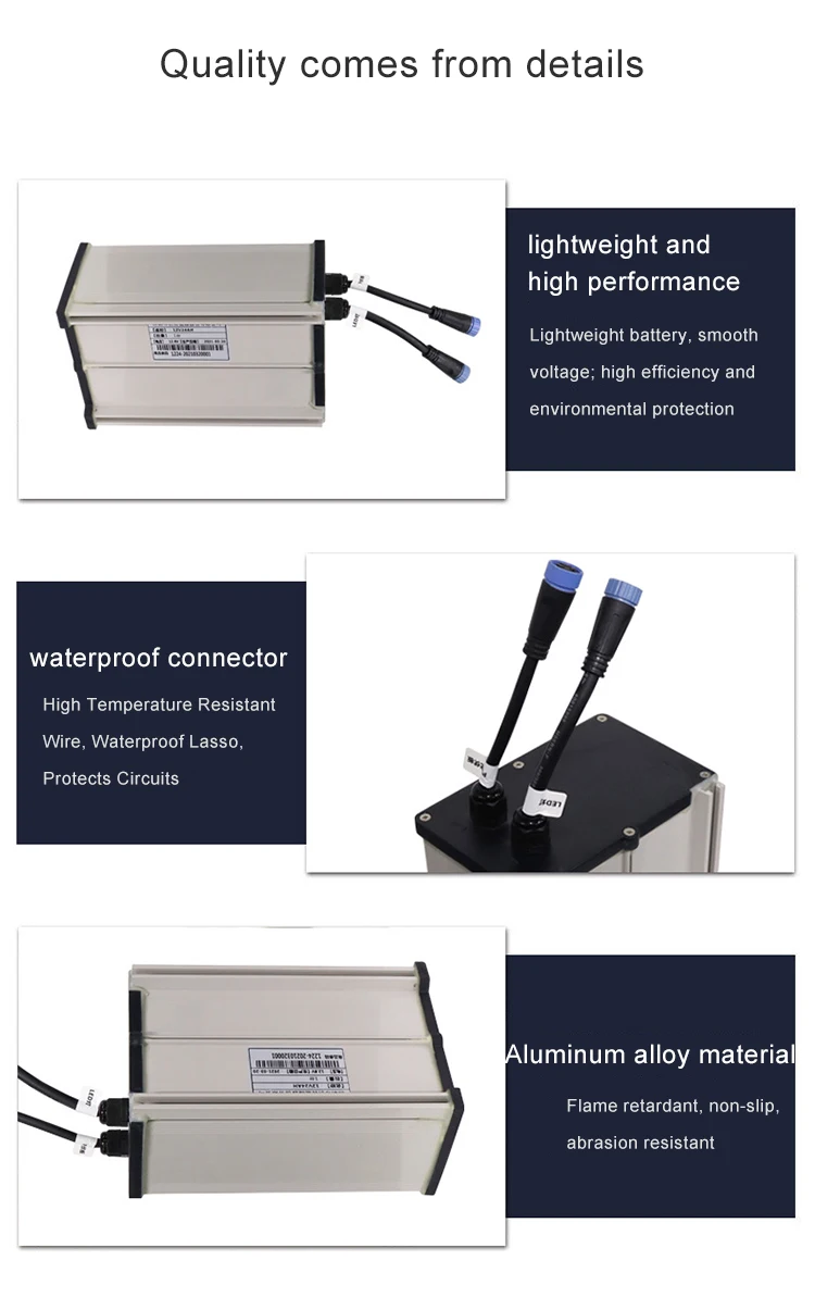 Ip67 Solar Street Light Battery Pack 12.8v60ah Solar Led Street Light ...