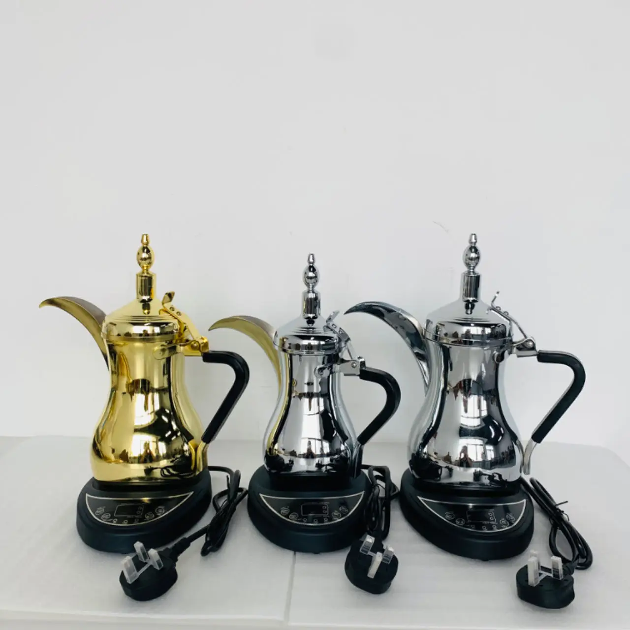 Customization Electric Arabic Coffee Dallah Tea Pot Set With Carry Bag ...