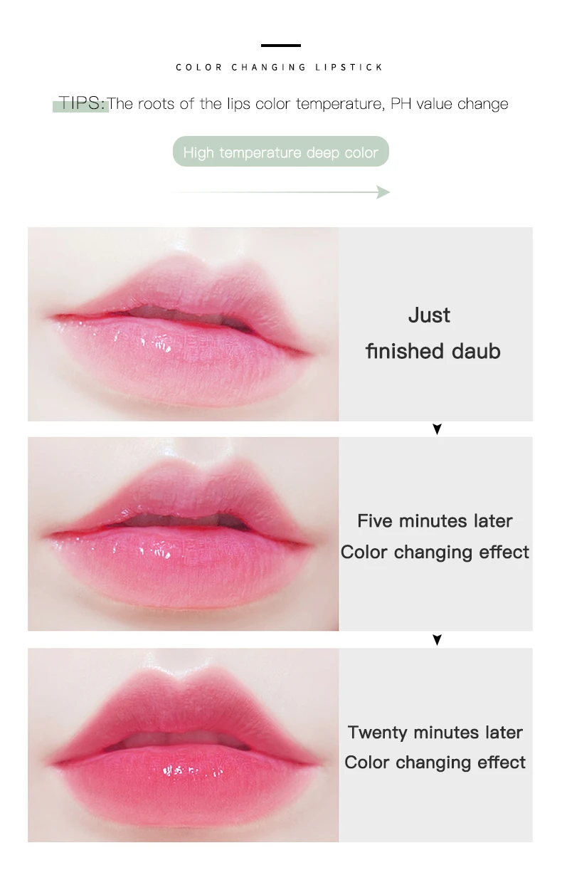 Wholesale Lipstick Change Color Lipstick Change Color Temperature Color ...