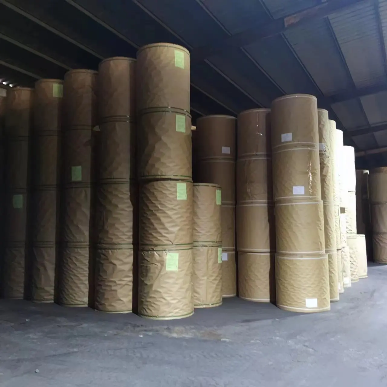 2024 Brown Kraft Paper Jumbo Roll High Quality Air Cooling Pads Raw ...