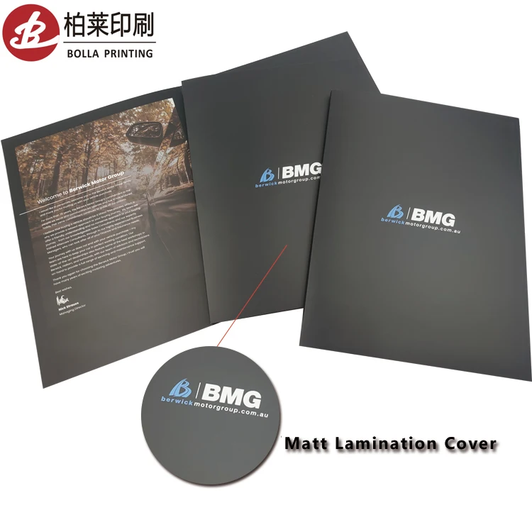 High Quality Printing Paper Presentation Folders Custom Folders With ...