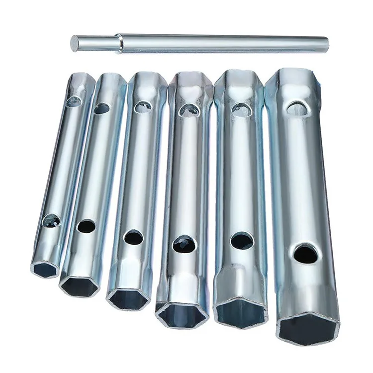 Tubular Box Spanners-Heavy Duty Zinc Plated Double Sided Box End Wrench ...