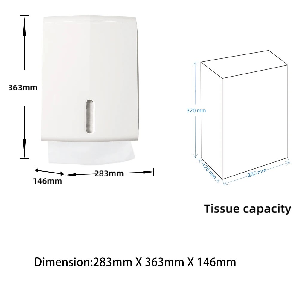 Oem Multistyle Wall Mounted Kitchen Folded Towel Dispenser Jumbo Roll ...