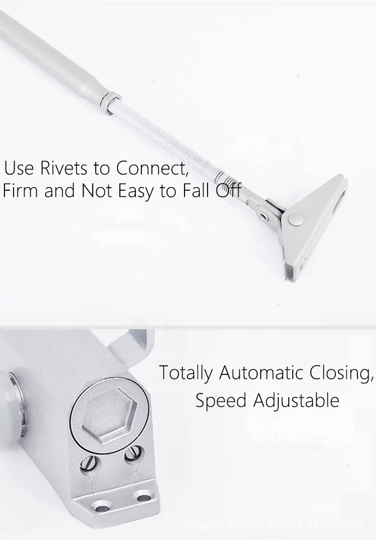 Spring Loaded Door Closer - Adjustable, Durable, and Efficient
