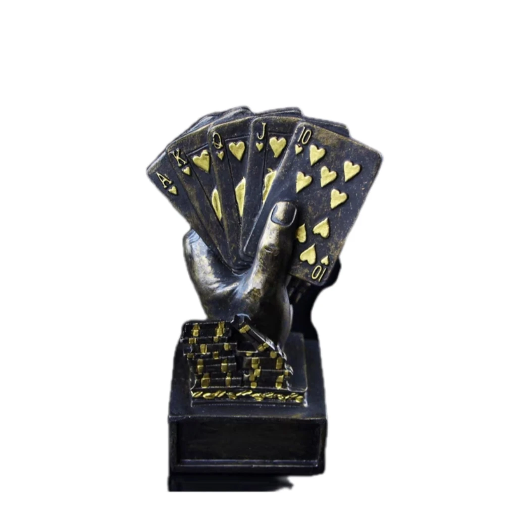 High Quality Custom Colors Trophies Resin Poker Awards Trophy(Poker ...