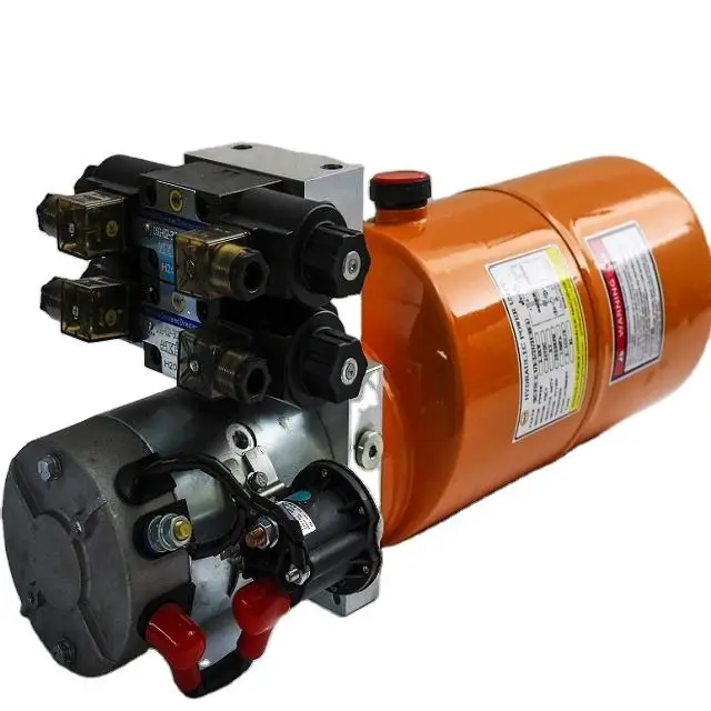 Horizontal Power Pack Hydraulic Units Parts 220v Dc Ac 12v Pump Motor ...