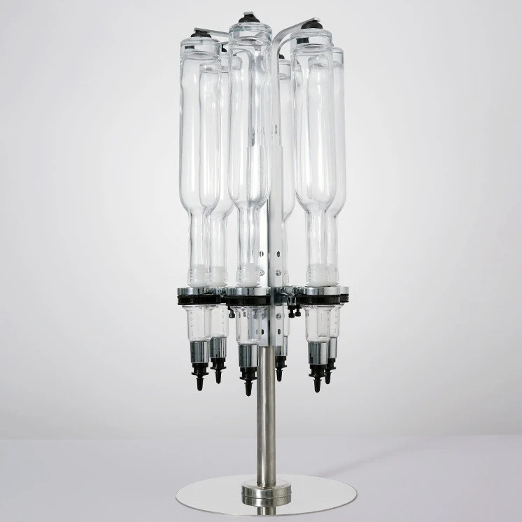 Rotatable 6 Heads Perfume Dispenser With Pump & Fragrance Dispenser, Oem