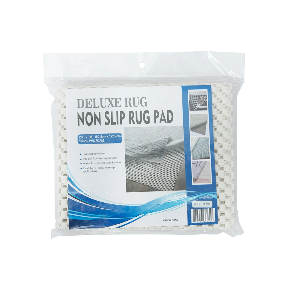 Indoor Pvc Foam Anti Slip Floor Mat Roll With Grid Hollow Net Backing ...