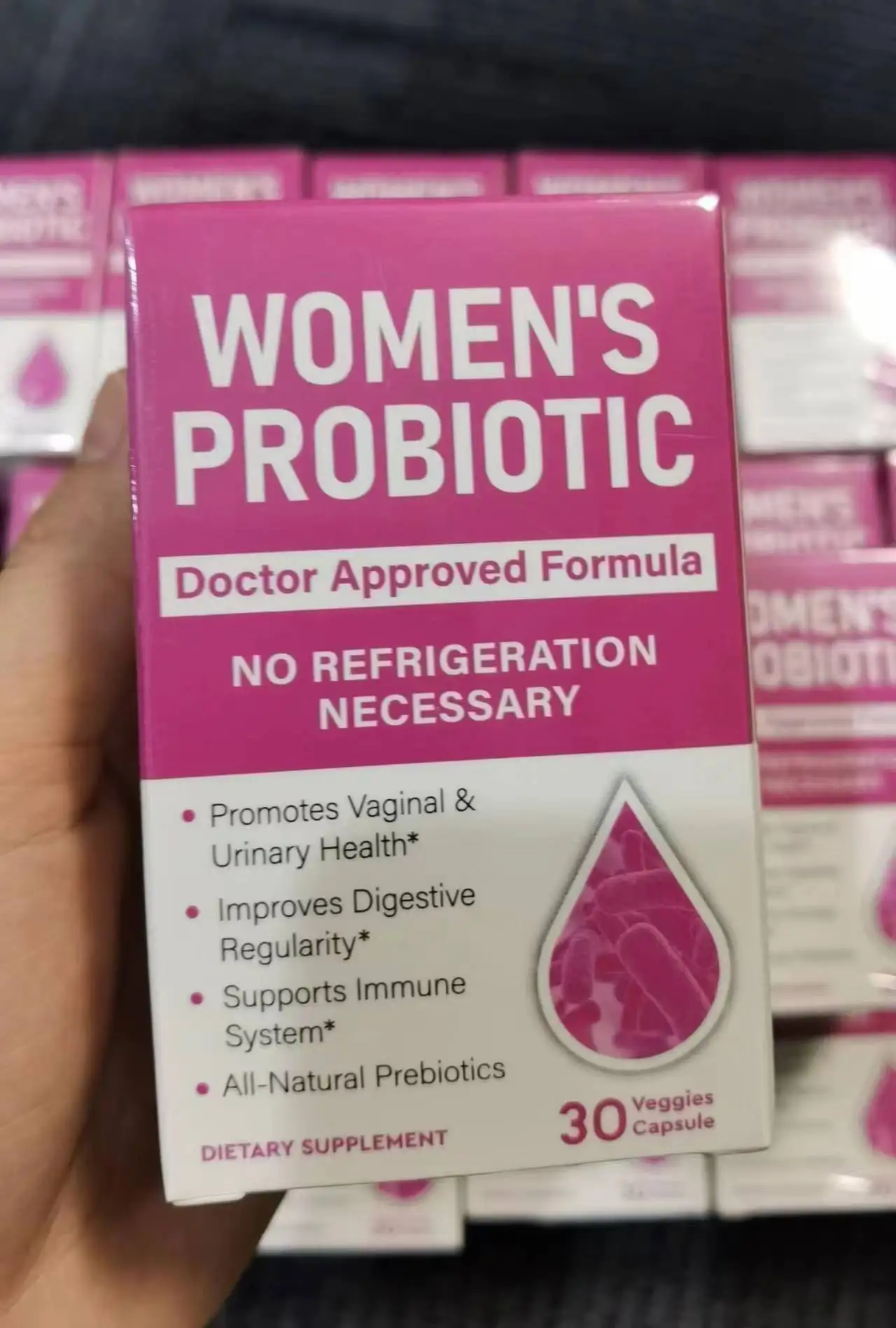 Organic Probiotic Capsules for Women - 50 Billion Cfus