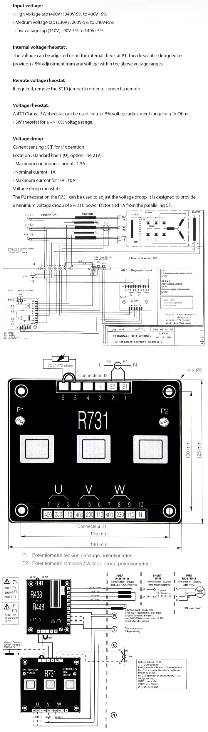 勒罗伊索默发电机组发电机备件r731 Avr自动稳压器 - Buy 自动电压调节器,交流自动电压调节器,Avr自动电压调节器 Product ...
