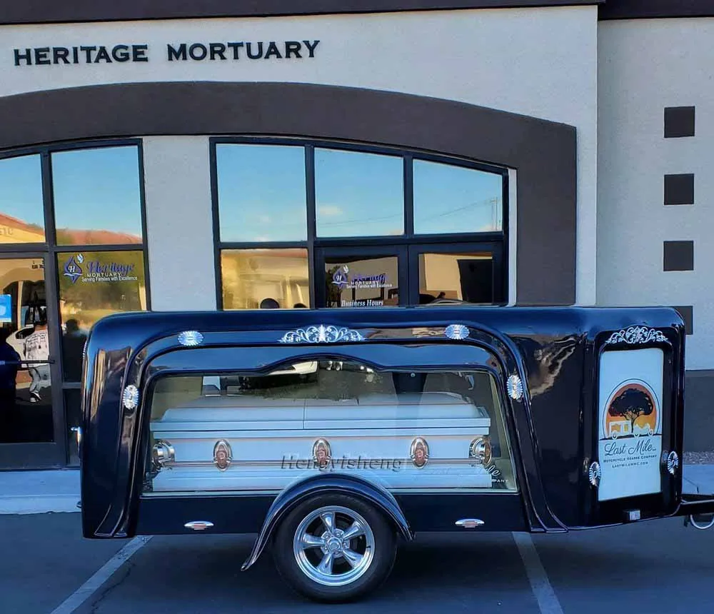 Popular Hearse Trailer/Holy Horse Drawn Hearse/Classic Casket Chariot ...