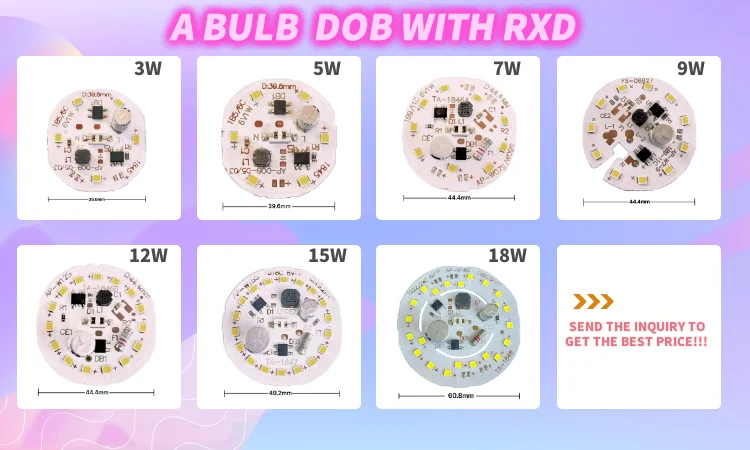 High Efficiency Ac 400v 5w 7w Led Dob Light Board Module Rxd - Buy Led ...