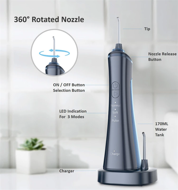 Donlim Home Travel Tooth Procare 3 Modes Waterproof 170ml Dental Care ...