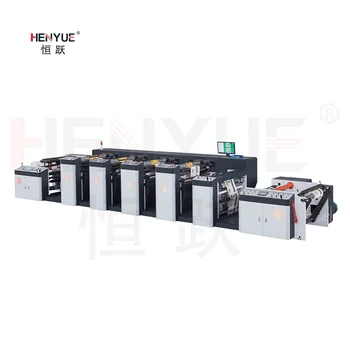 5 Color In-line Flexo Plate Printer Automatic Condition For Card And ...