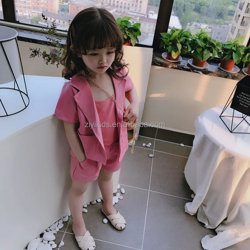 P9182 Spring New Arrival Infant Baby Girls Blazer Suit Jacket Vest ...