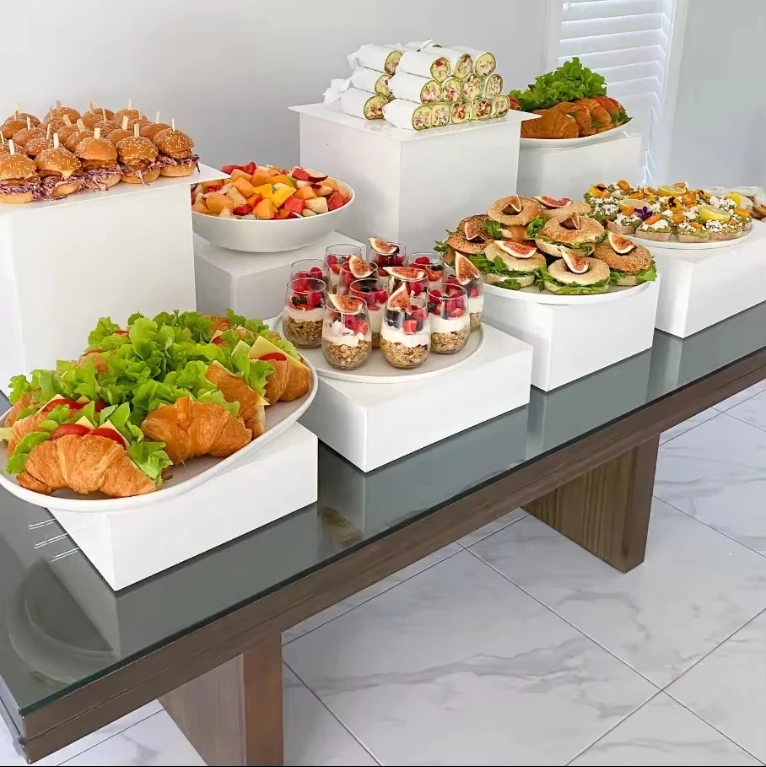 Acrylic Food Display Stands - Modern, Sustainable, and Customizable