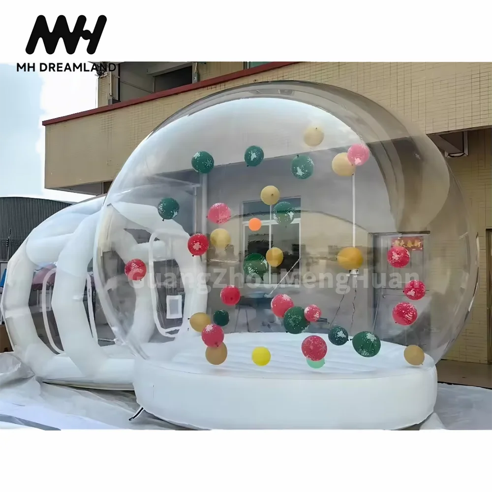 PVC Inflatable Bubble House with Jumping Platform Inflatable ...