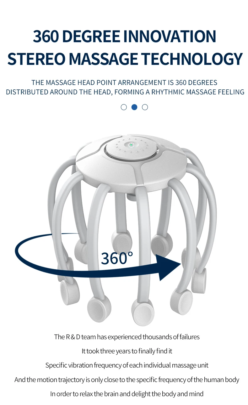 High Quality Revitalize And Relax With Head Massage Vibrator Automatic ...