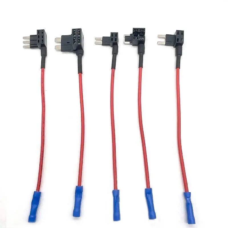 Mini Blade Fuse Holder 12V Car Add-a-Circuit Fuse Tap Adapter With Mini ...