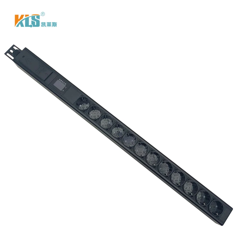 Pdu 12bit C13 Lockable Sockets 220v 16a Rack Mount 8way Pdu Iec C13 ...