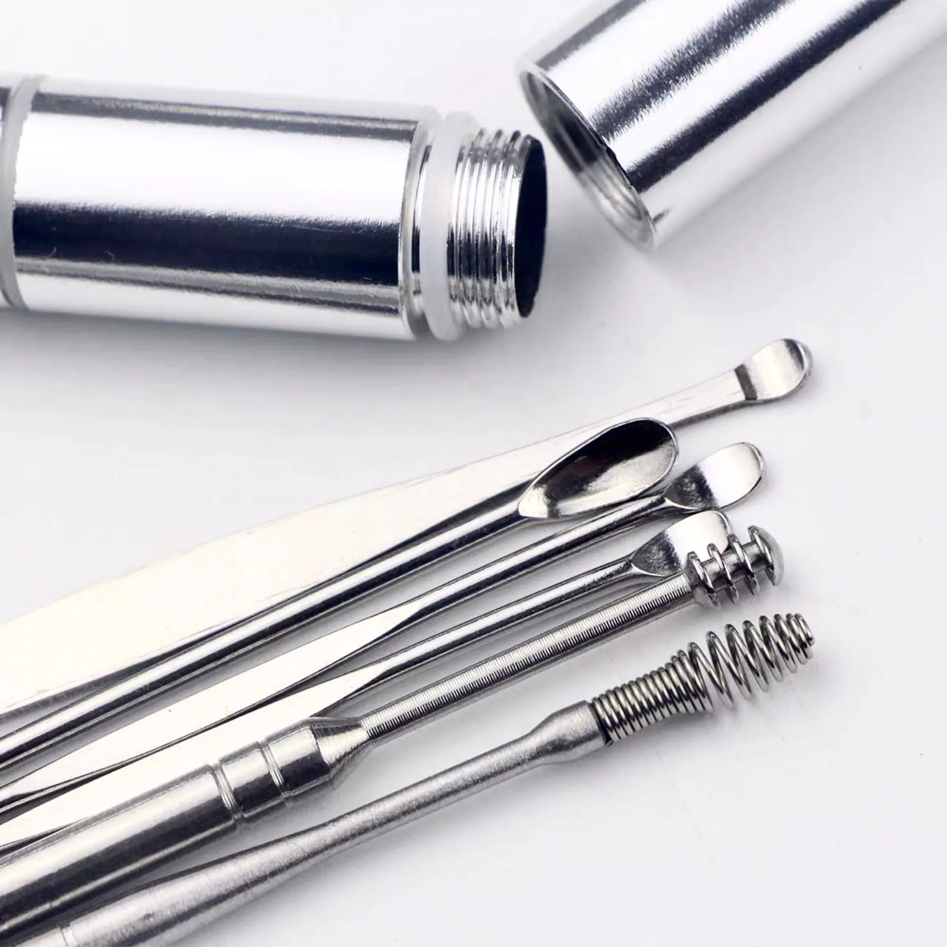 Portable Practical Ear Wax Digger Ear Pick Set for Ear Canal Protection ...