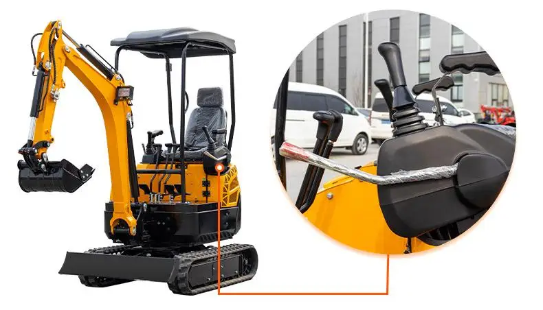 1 Ton Mini Excavators for Sale 3.5 Diesel Engine Crawler Digger Cab ...