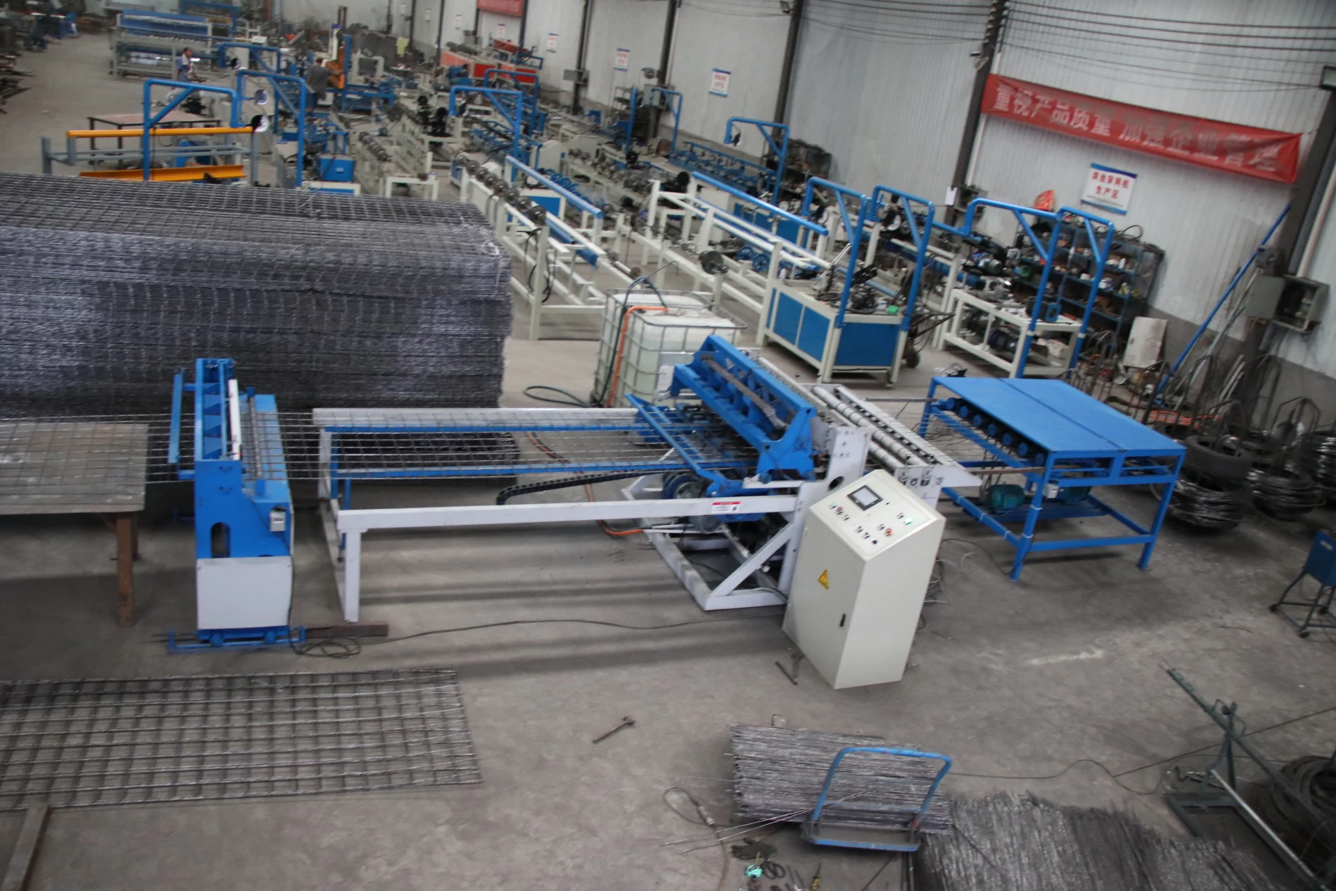 Automatic Reinforcing Steel Wire Mesh Welding Machine Cnc Wire Mesh ...