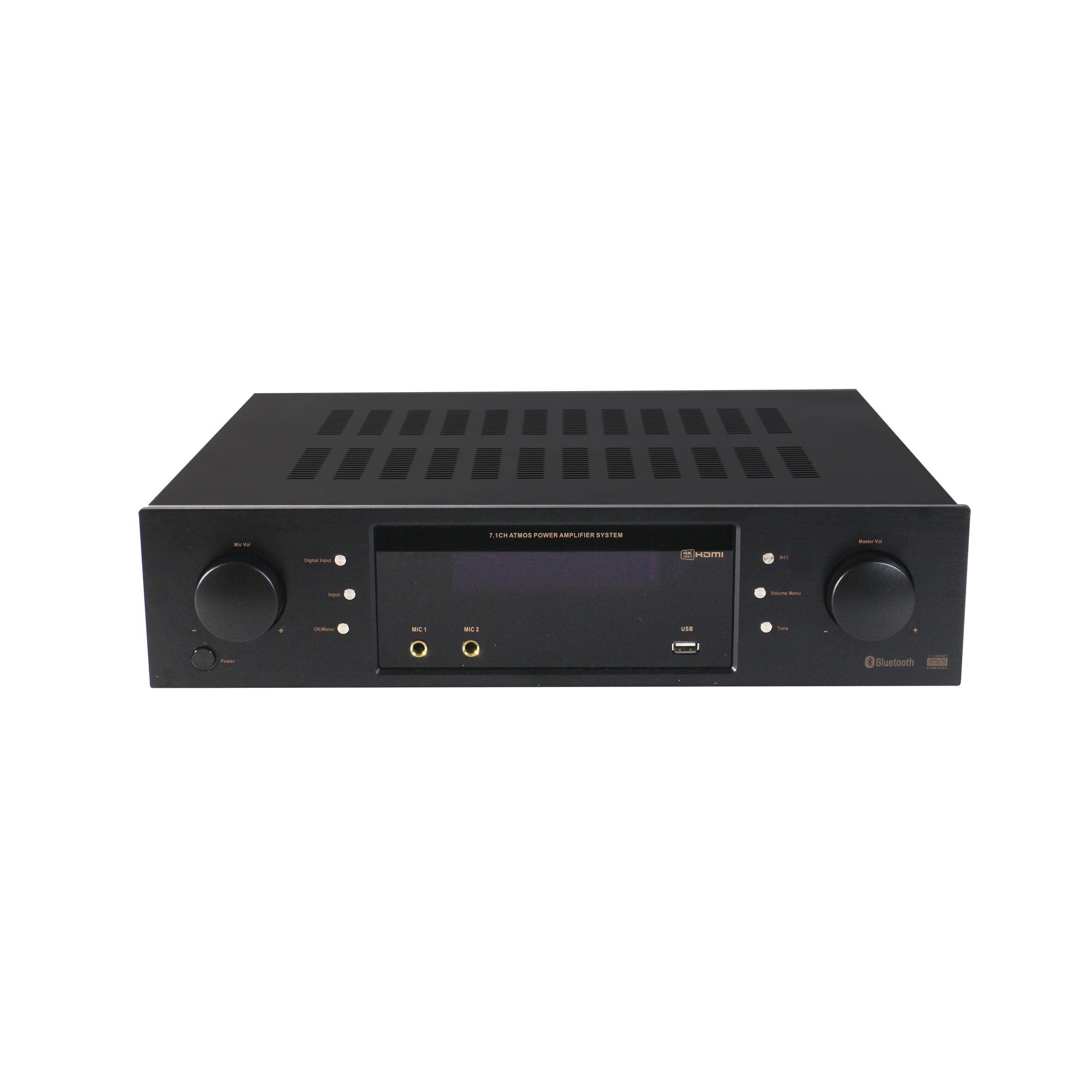 7.1 Channel Home Theater Amplifier - 2000W Power & Bluetooth