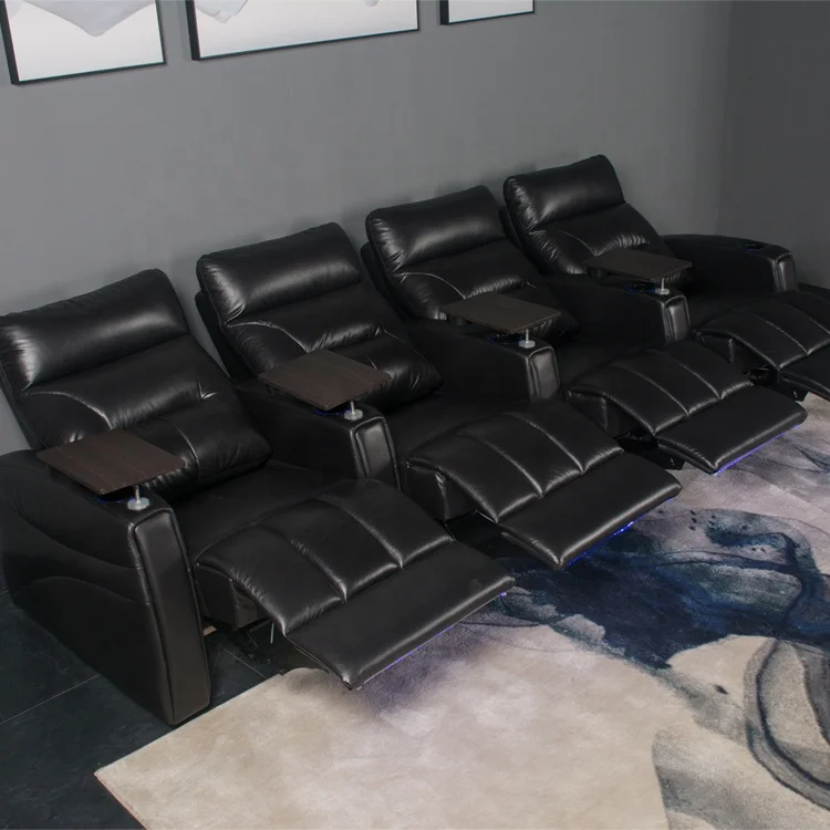Modern Design Comfortable Automatic Recliner Sofa for Home Theatre