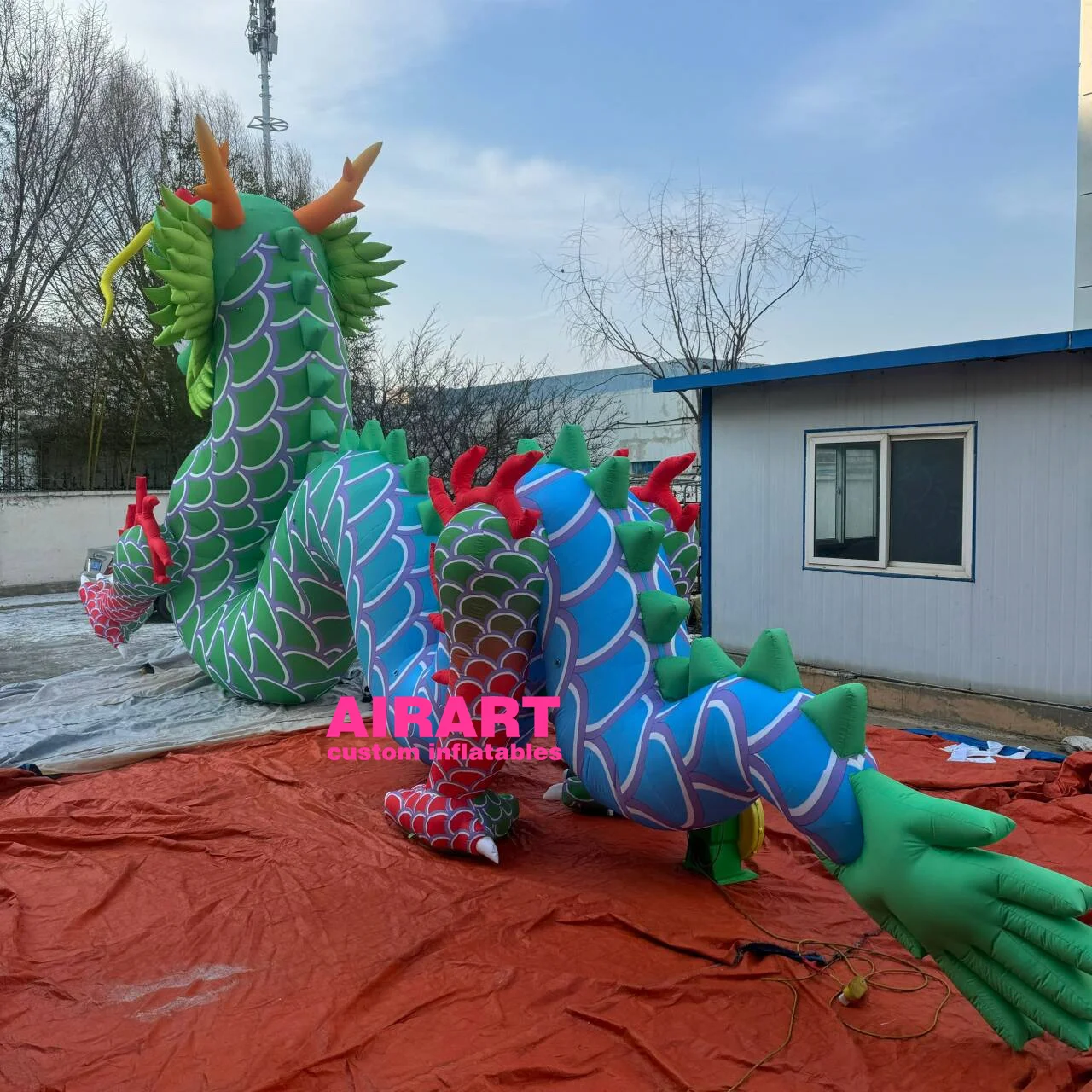 Chinese Totem Inflatable Dragon Mascot| Alibaba.com