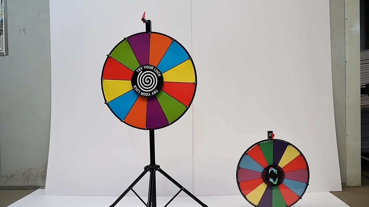 Dry Erase Lucky Draw Turntable Wheel Roulette Lottery Prize Wheel ...