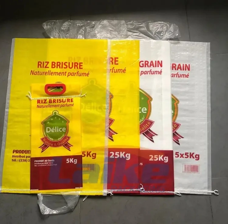 Custom Design Empty PP Woven Bags - Ideal for Rice Packing