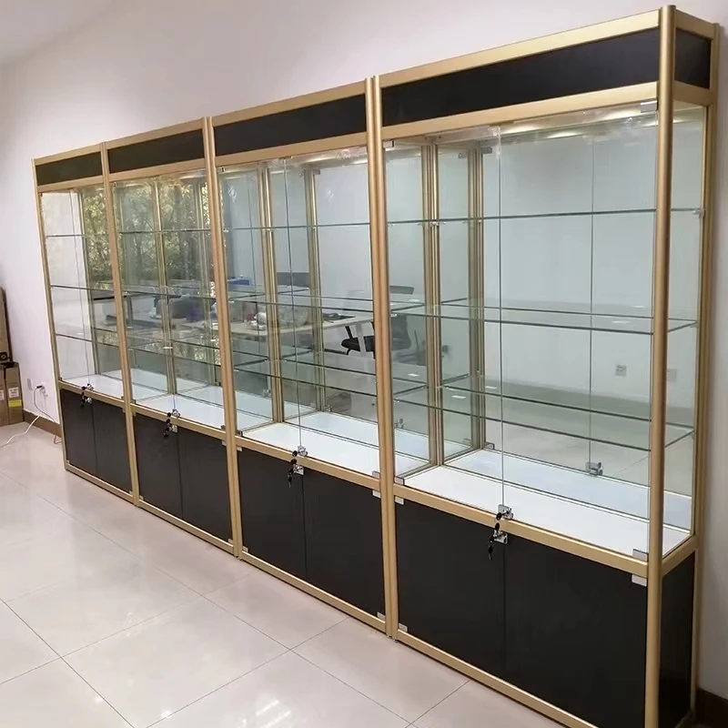 Glass Prizes Trophies Certificate Cabinet Jewelry Stationery Shelves ...