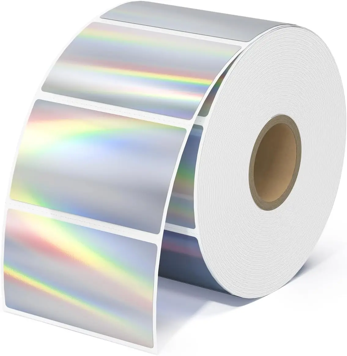 Color Thermal Labels For Shipping Label Printer Holographic Sliver ...