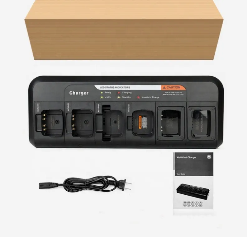 Walkie Talkie Charger - Six Way Multi-Charger for Motorola