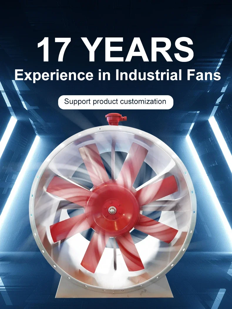 Industrial Explosion Proof Axial Flow Ventilation Fan 380V with Ball ...