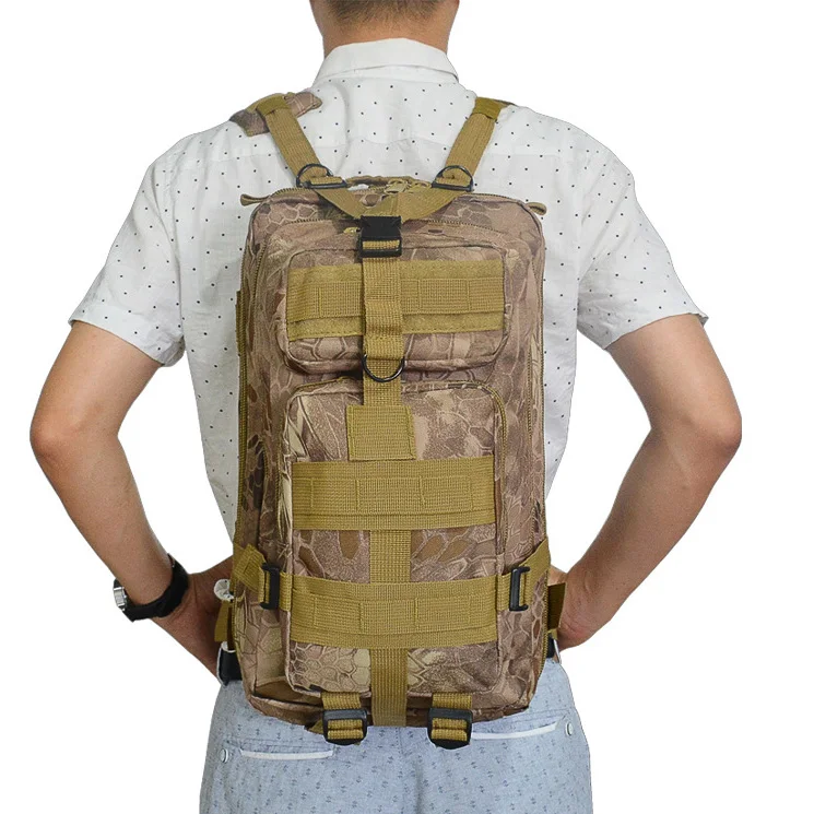 35L Tactical Molle Backpack with Polyester Lining External Frame Bug ...