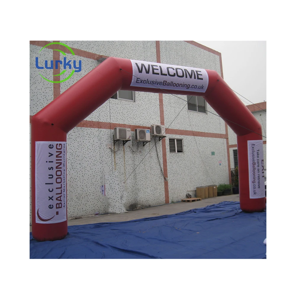 Party Advertising Inflatable Arch Start Finish Line Triathlon Arch For ...