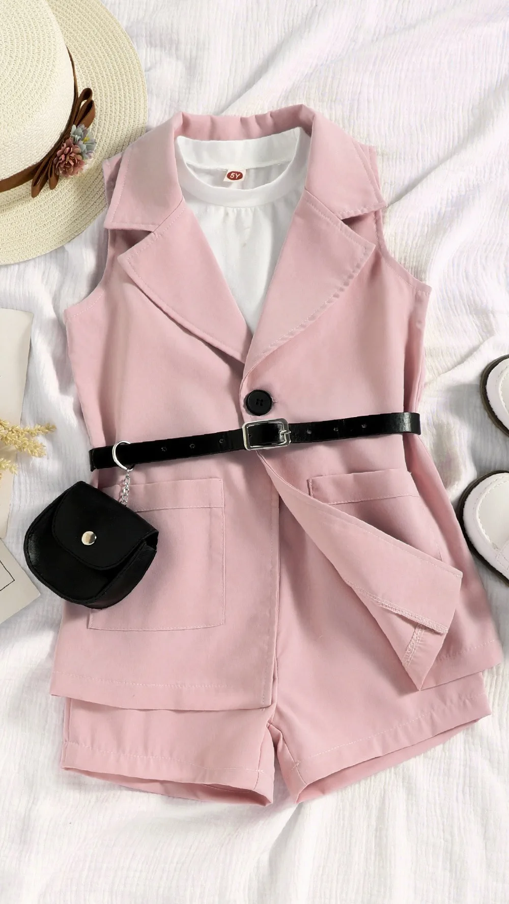 Hot Sales Girls Summer Boutique Clothing Sets Suit Sleeveless Top ...