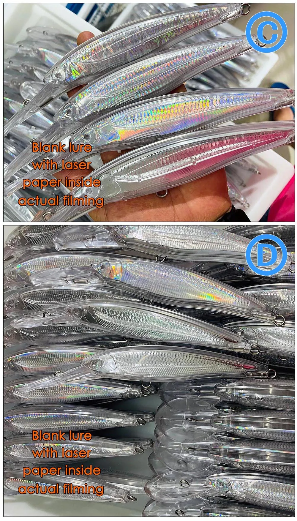 Unpainted Blank 180mm 81g 160mm 66g 140mm 47g Minnow Lure Floating ...